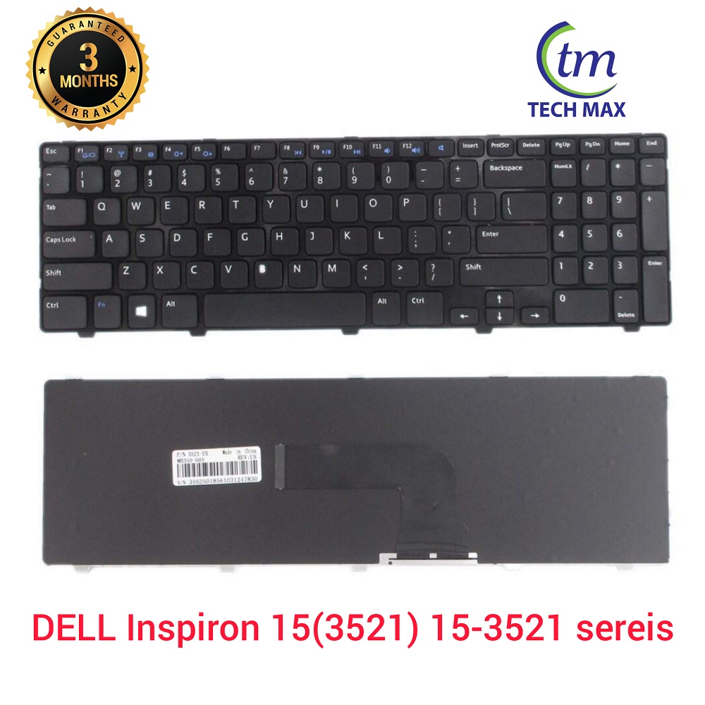 Laptop Keyboard For DeII Inspiron 15 3521 3537 5R 5521 15V-1316 5421 ...