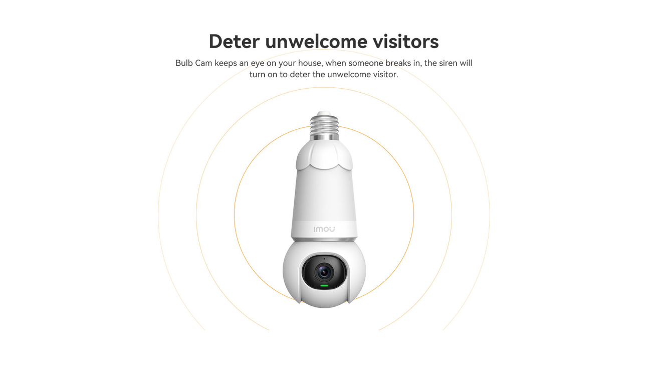 IMOU WiFi Bulb Camera 5MP | Bulb & Camera 2 in 1 | Colorfull Night ...