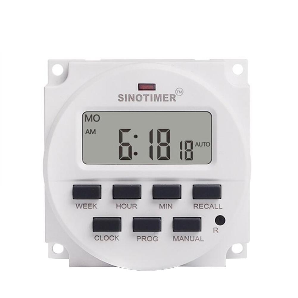 （New）Magic Cube 12V/24V/110V/220V AC/DC Digital Intelligent Power Timer ...