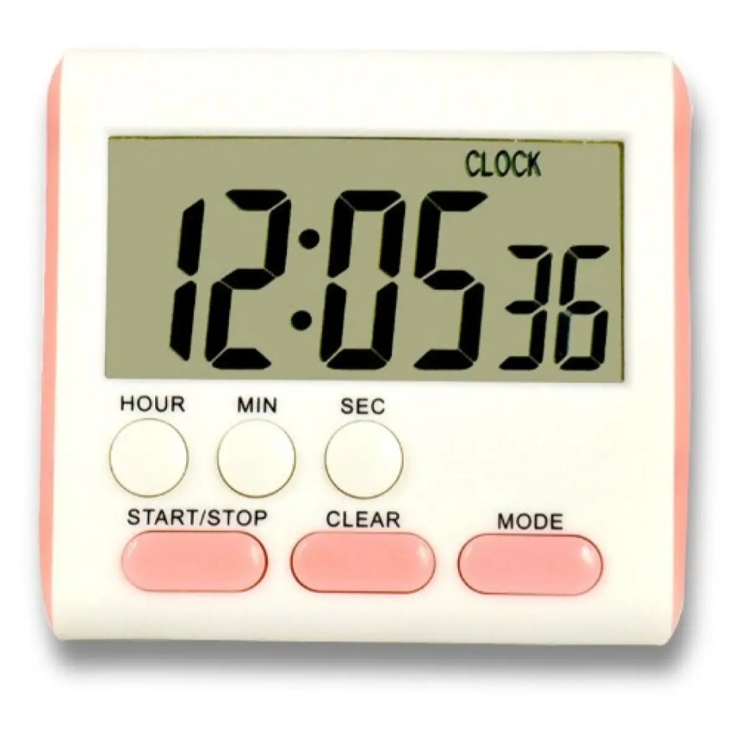 Kitchen Clock English 24-hour Electronic Timer Digital Reminder Alarm ...