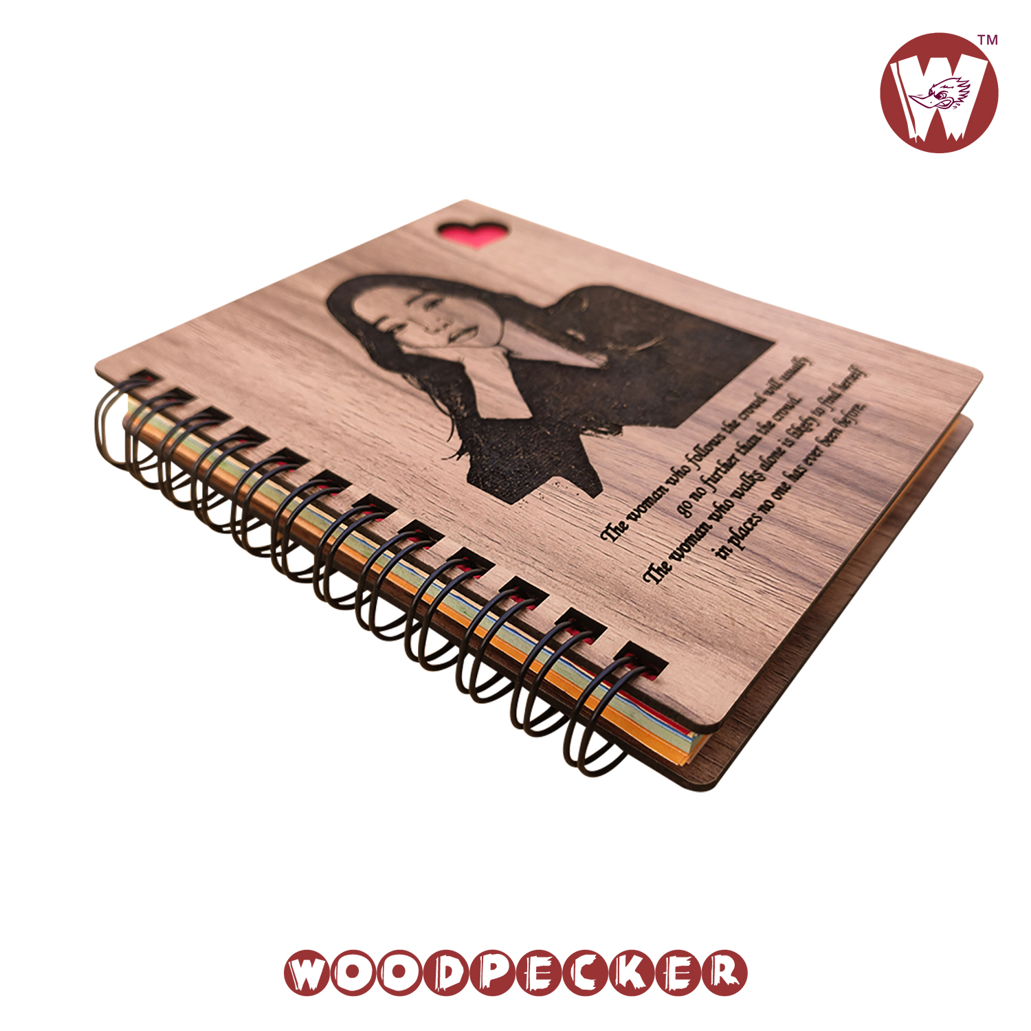 Unique Make - Customized mini wooden notebooks with pictures and ...