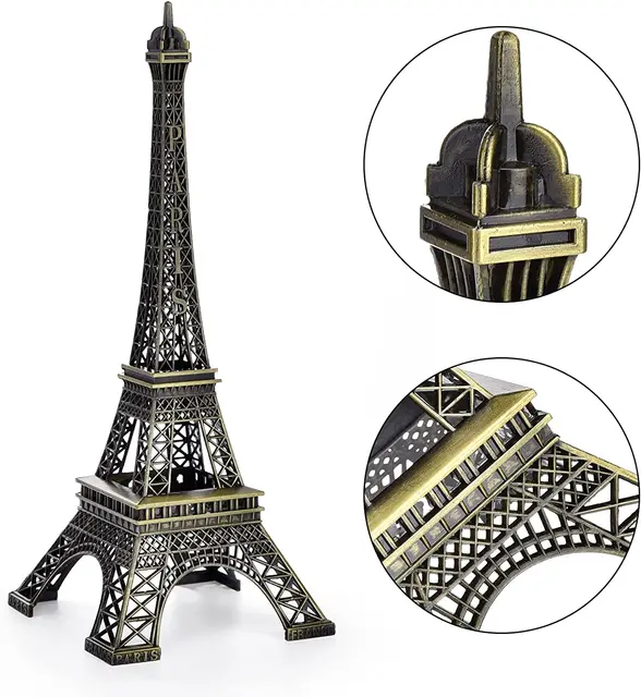 Paris Eiffel Tower Metalic Showpiece | Daraz.com.bd