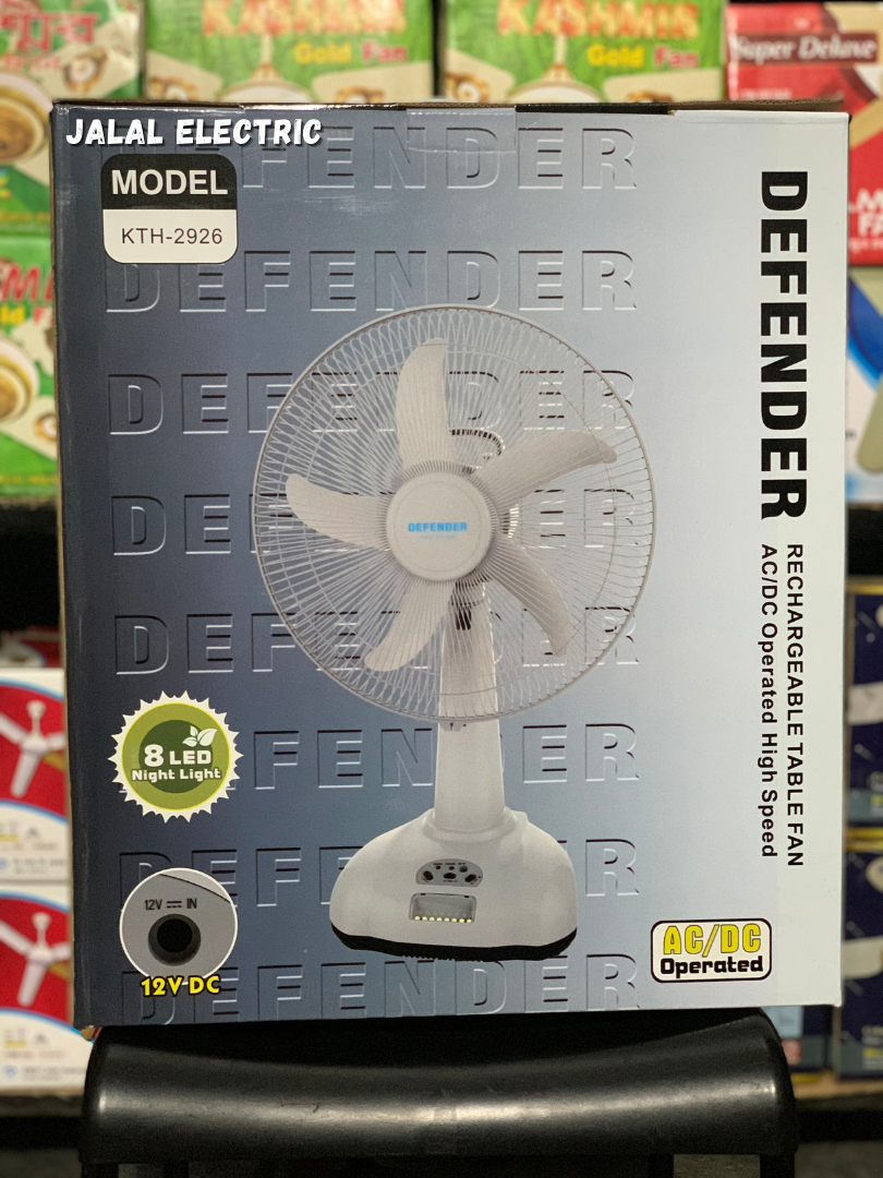 Defender Rechargeable Fan KN-2926 16" | Daraz.com.bd