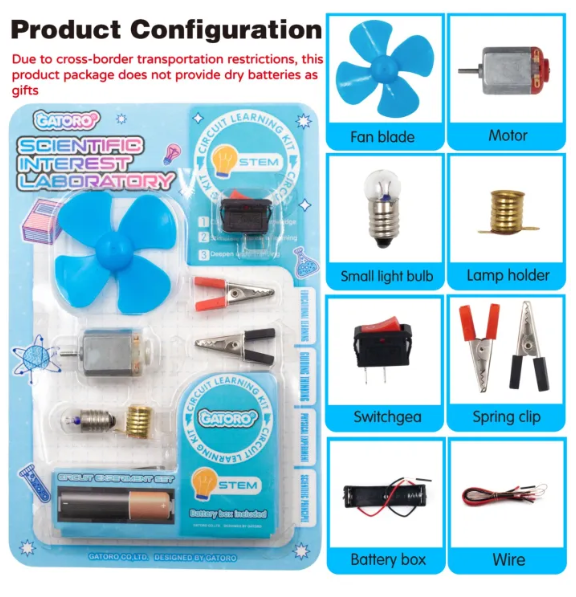 Circuit Experiment Kit Circuit Experiment Small Bulb Light Up Kit ...