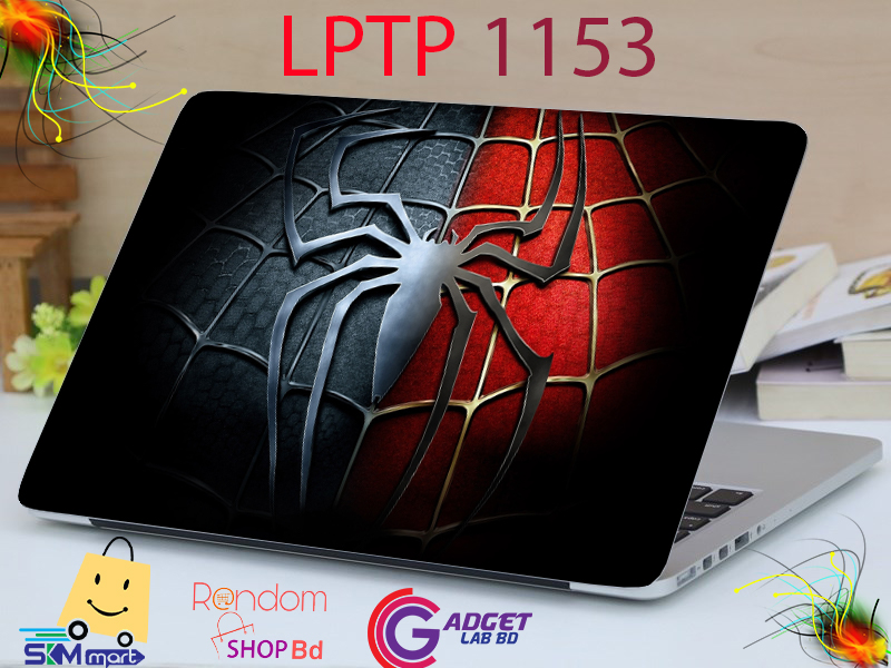 spider Laptop Sticker For Back Side Decoration | Daraz.com.bd