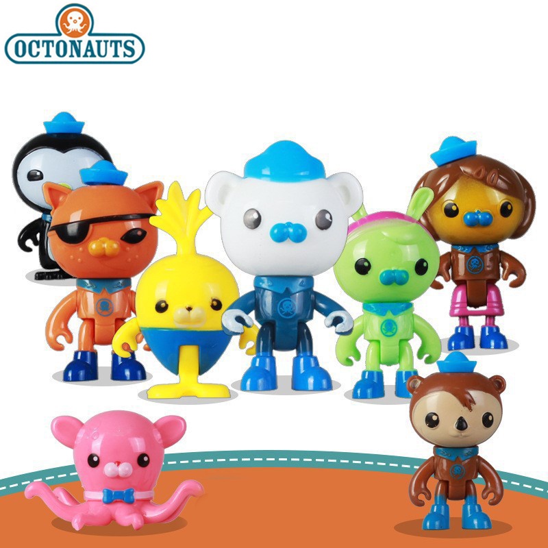 Octonauts Action Figure Toys Octopus Castle Shark Boat Doll Toy with ...