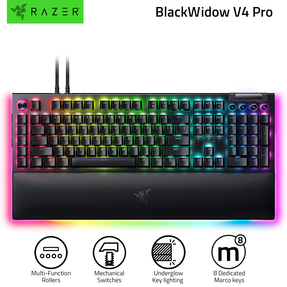 Razer BlackWidow V4 Pro - Mechanical Gaming Keyboard | Daraz.com.bd