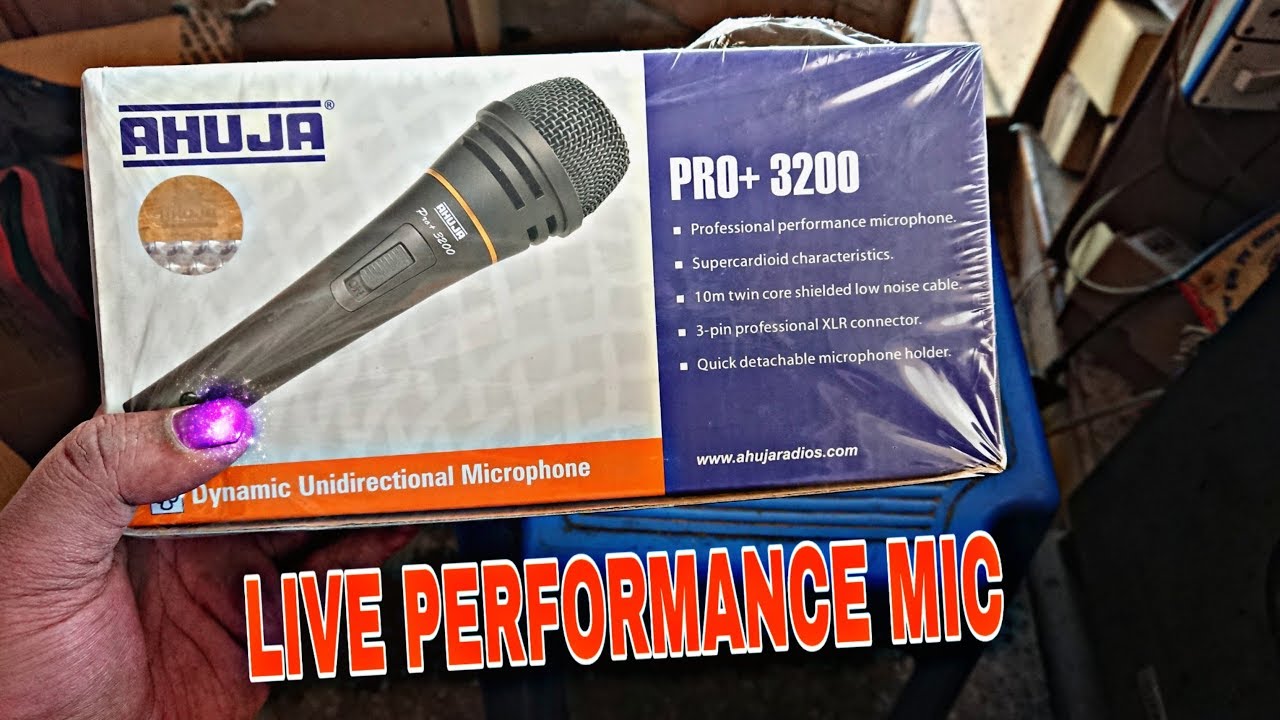 AHUJA Perfomance Series Microphone - PRO +3200 | Daraz.com.bd