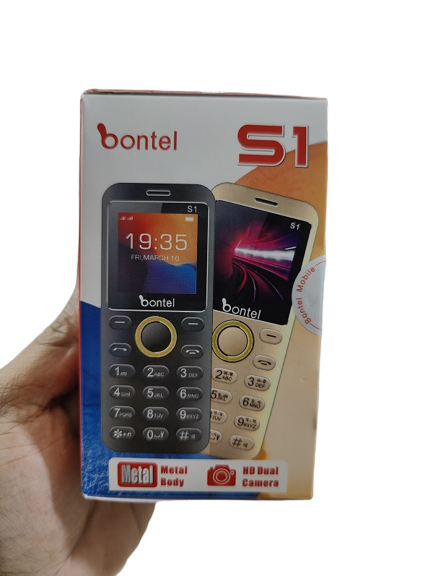 Bontel S1 Super Slim Mini Feature Phone With Cover | Daraz.com.bd