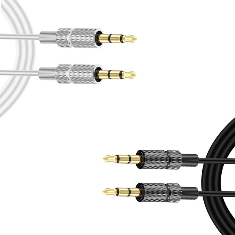 2pcs 3.5mm-3.5mm Jack Audio Cable Stereo Aux Cord Hi-Fi Audio Cable ...