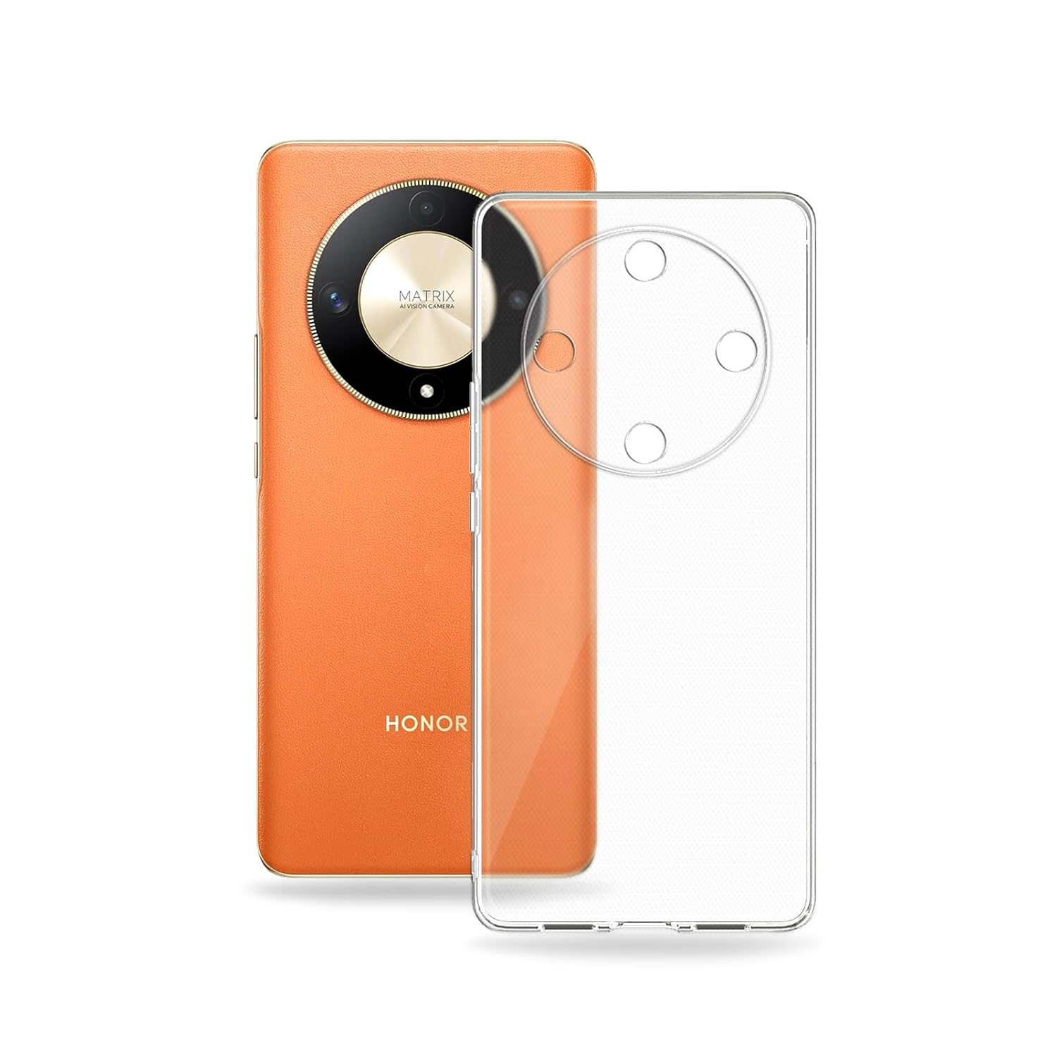 Honor X50 5G Transparent Soft & Flexible TPU Mobile Back Cover