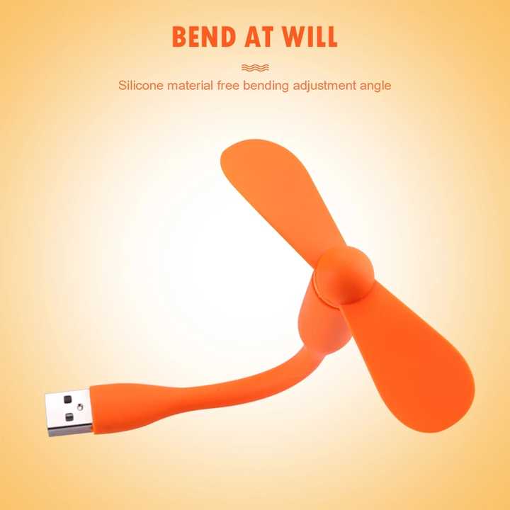 USB Mini Fan For Computer,Laptop Or Power Bank Use (1PCS)