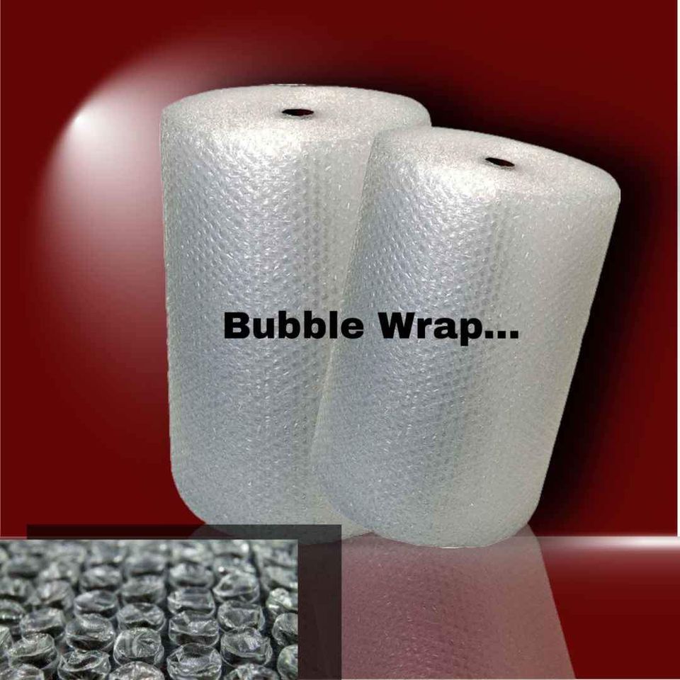 Bubble wrap Paper Poly 2 Yard (6 feet ) Packaging Material Single Side ...