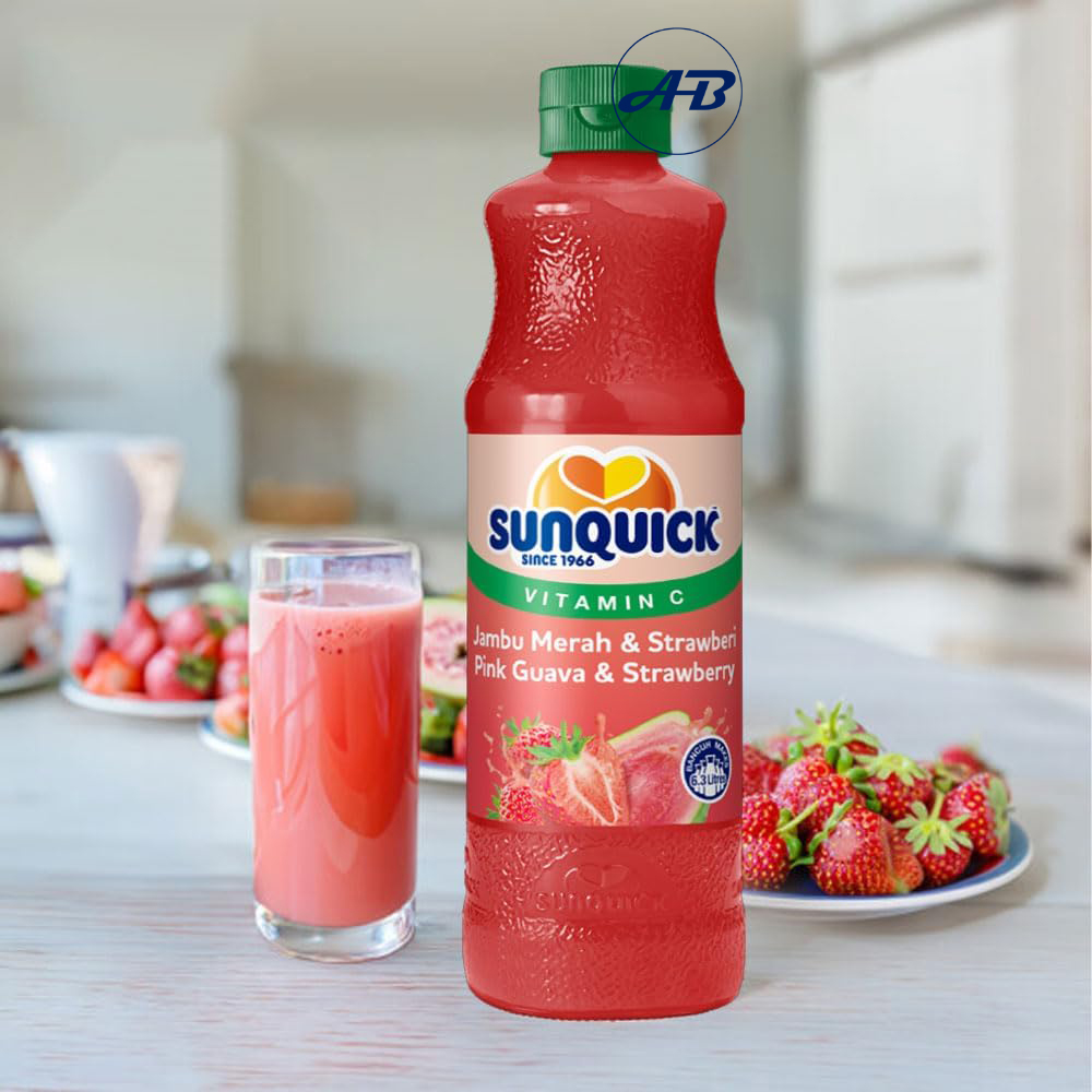 Sunquick Concentrate Pink Guava & Strawberry Flavoured 700ml