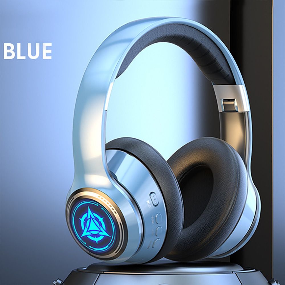 Mega Bass Wireless Bluetooth 5.2 Headphones Pluggable Card Over-Ear ...