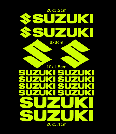 Suzuki full set Sticker for bike | Daraz.com.bd