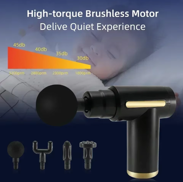 Mini Gun Massager [MM : 128] (Mini Fascial Massage Gun Deep Muscle ...