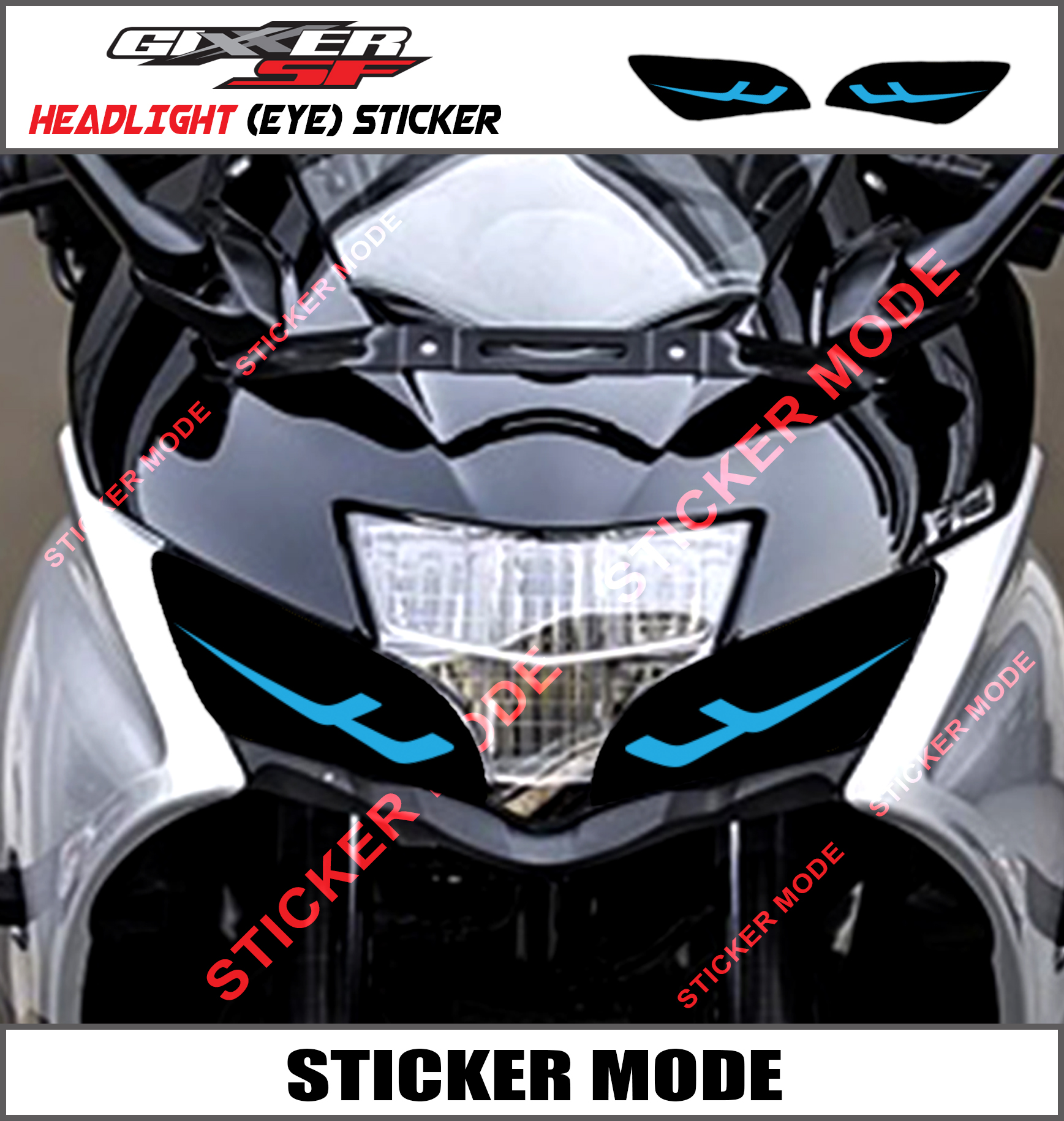 Sticker For Bike | Gixxer Sf Eye Sticker | Best Quality Sticker For ...