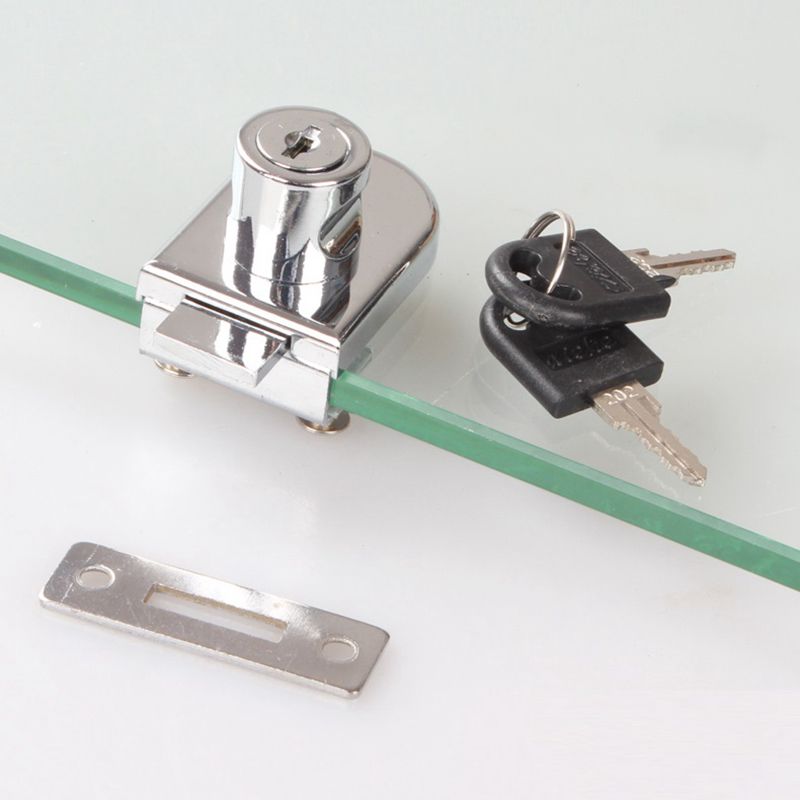 Glass Door Single Sliding Lock/ Cabinet Cam Key Showcase Display ...