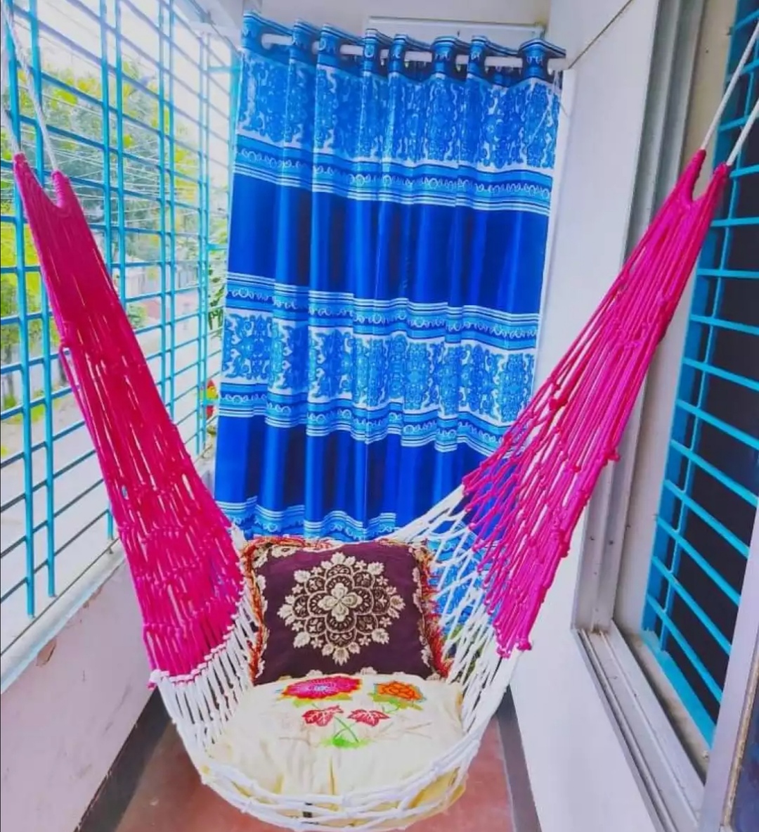 Hand Made Dulna Adult Rope bed Hanging Dulna Use For All People Large ...