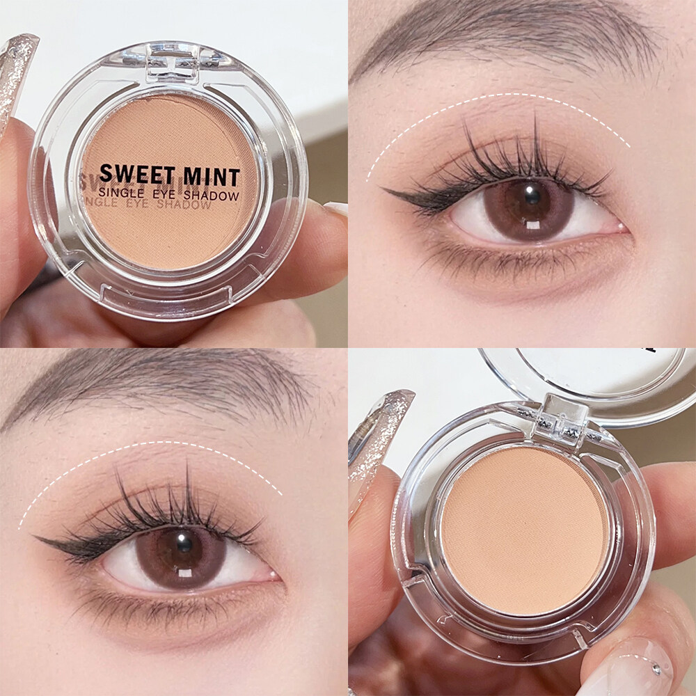 3Color Monochrome Lying Silkworm Shadow Powder Eye Shadow Base Palette ...