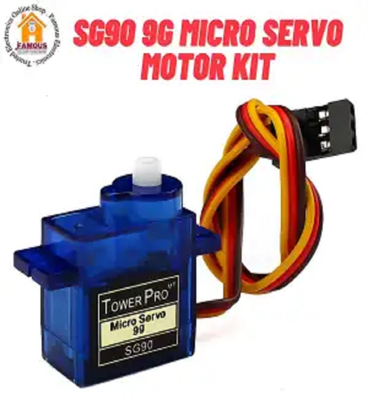 New mini servo motor SG90 | Daraz.com.bd