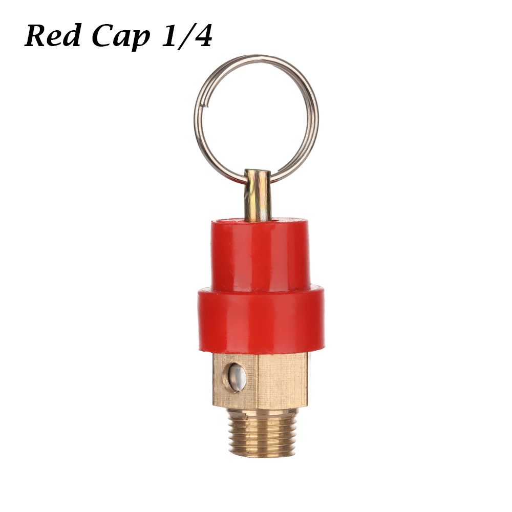 Useful Pressure Tube Brass Air Compressor Safety Valve Spring Type Vent ...