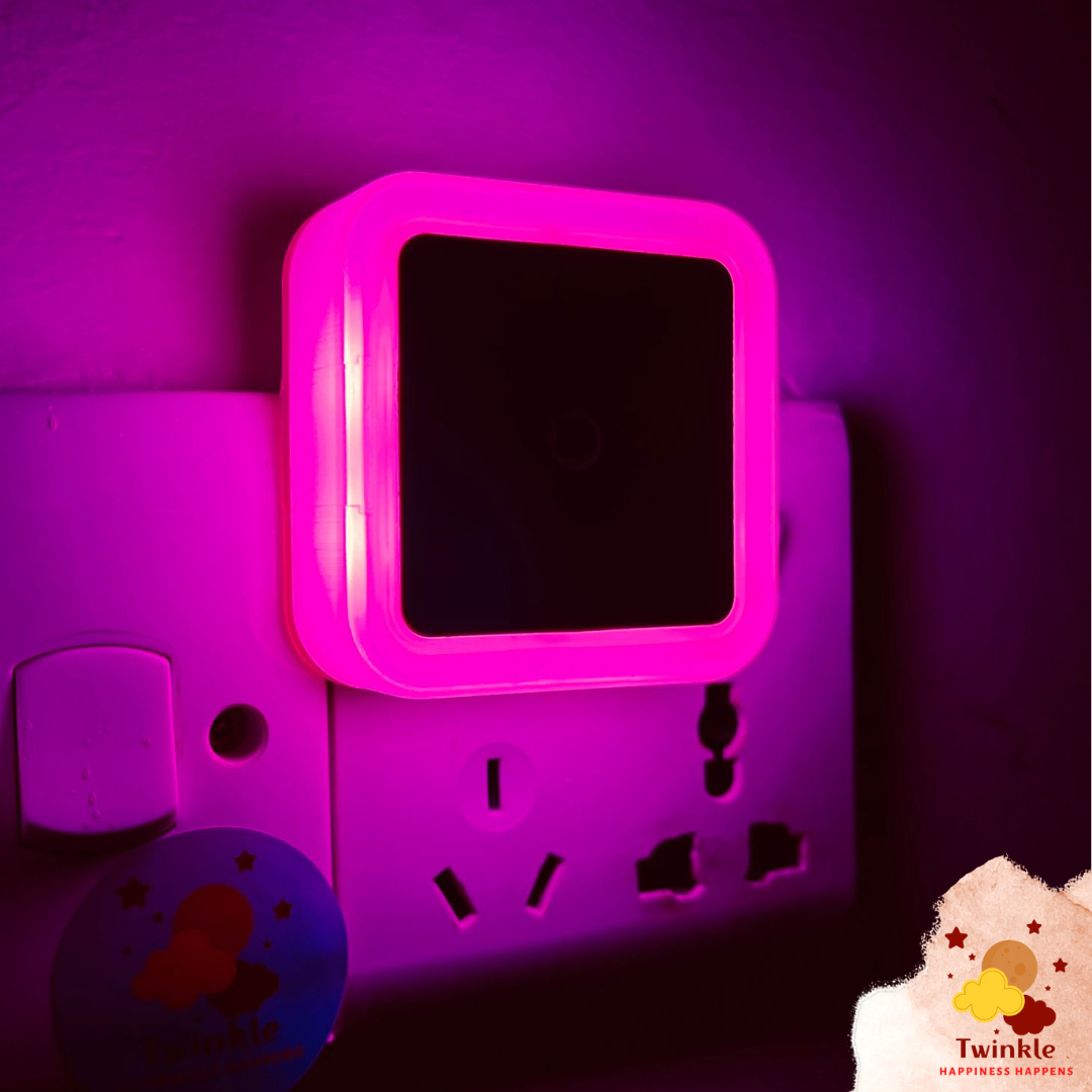 Twinkle Square Auto On/Off Sensor LED Night Light Bedroom Night light ...