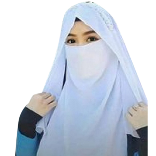 Niqab Muslim Hijab 2 Layers Face Cover - Hijab - Hijab Collection ...