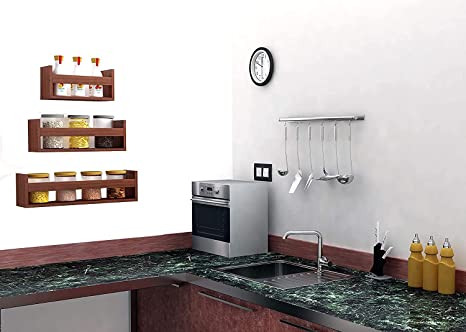 Wall Mounted Shelves for Kitchen / Kitchen Storage Shelf / Wall Shelf ...