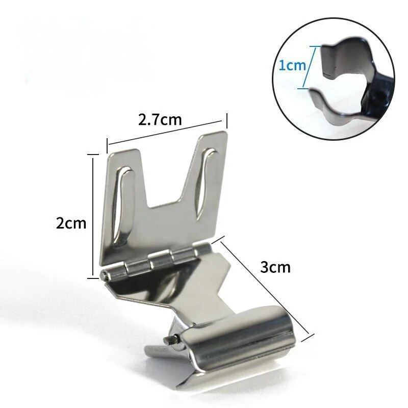 Metal Price Tag Label Clip Table Top Number Snap Food Name Card Sign ...