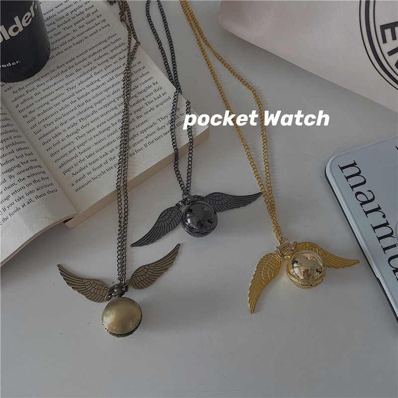 Harry Potter merchandise gold snitch quidditch pocket watch anime ...