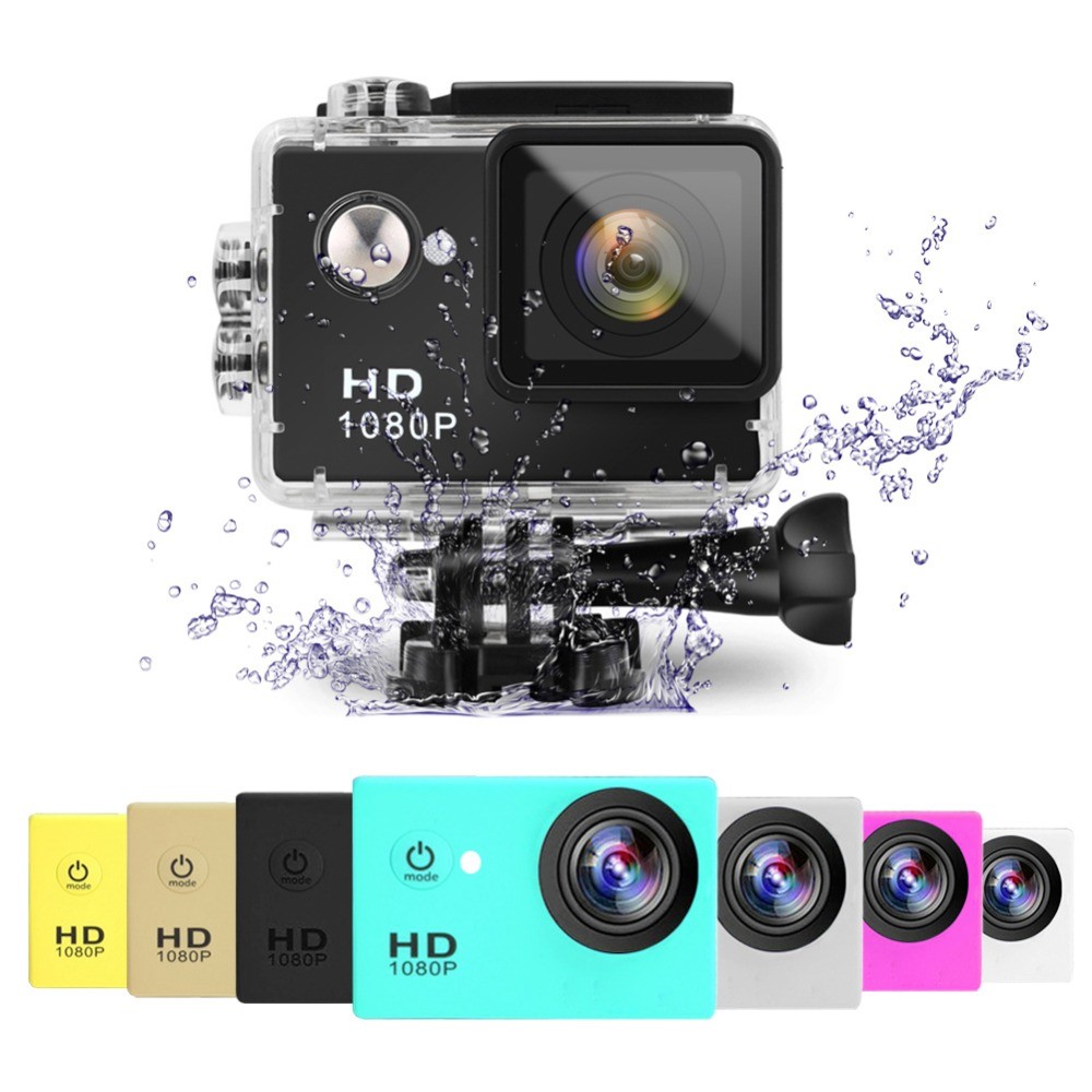 Full HD 1080p Sport Action Cam 30m Waterproof Gopro Action Camera ...