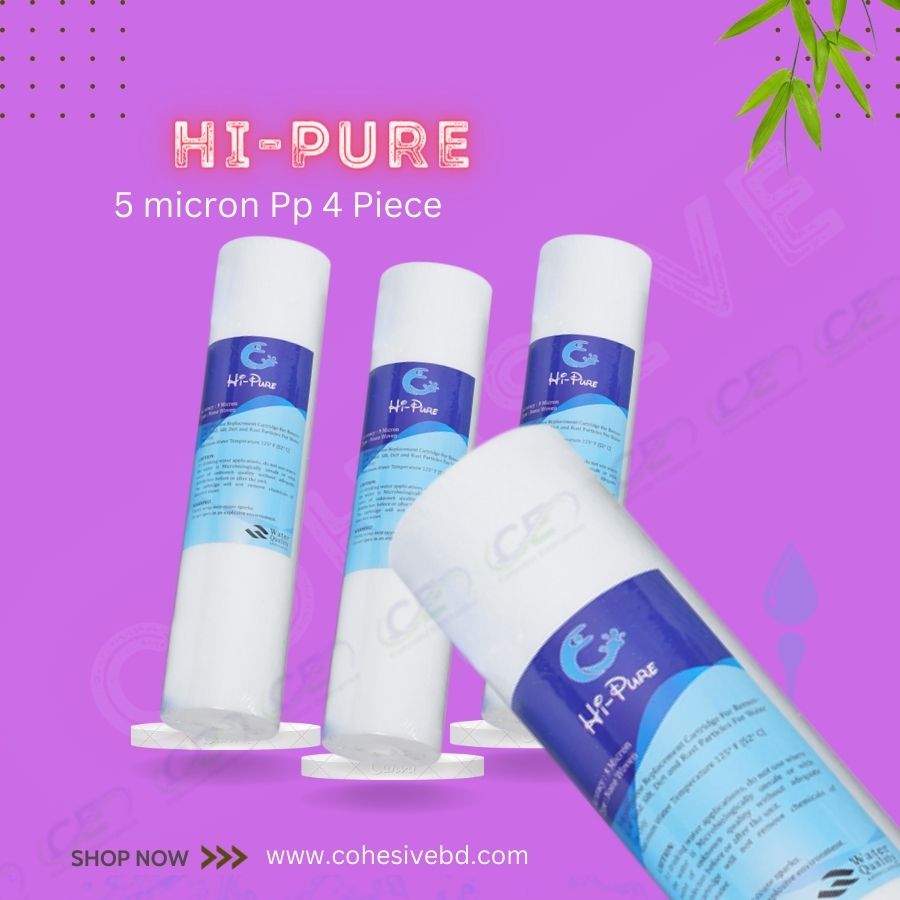 04 Pcs Hi Pure Sediment Filter Or Pp Cartridge Filter 100 Gm)- | Daraz ...