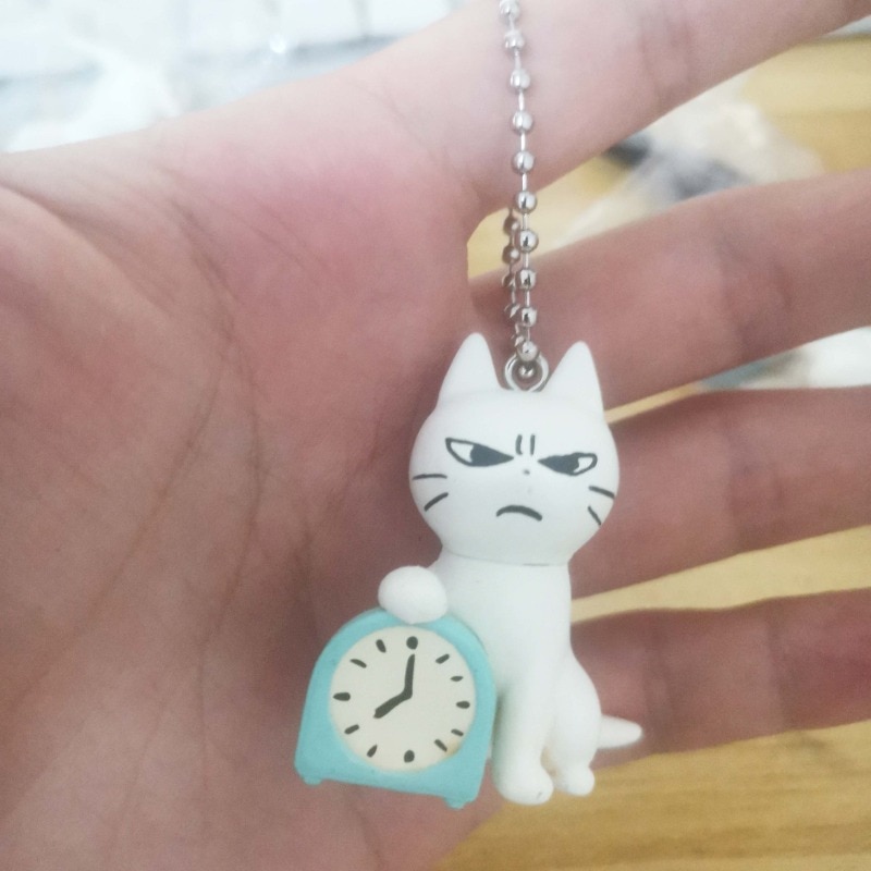 QUALIA Angry Toro Inoue The Cat Charm Keychain Gashapon Kawaii Figurine ...