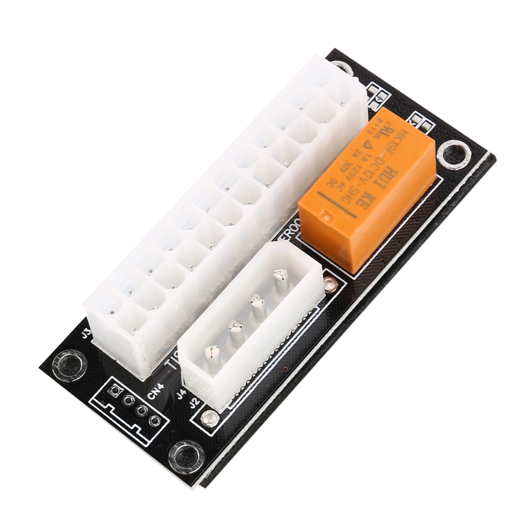 Dual PSU Power Supply Sync Adapter Add2Psu ATX 24Pin to 4Pin Molex ...