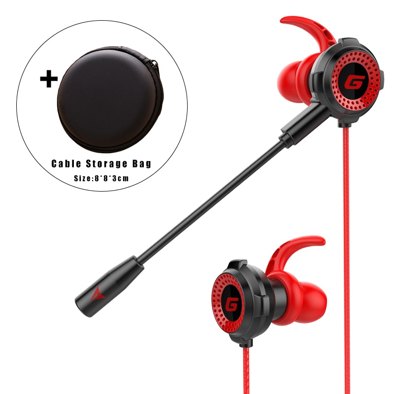 G20 Gaming Headset 3.5mm Jack Wired Earphone In Ear Earplug Headphones ...