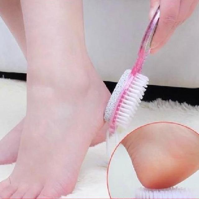 4 Step Multi-use Foot Care Brush Pedicure Paddle | Daraz.com.bd