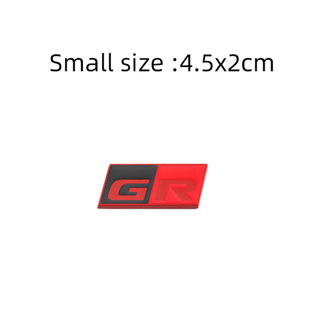 3D Metal Car Sticker GR Sport Logo Badge Emblem Decal for Toyota HV ...
