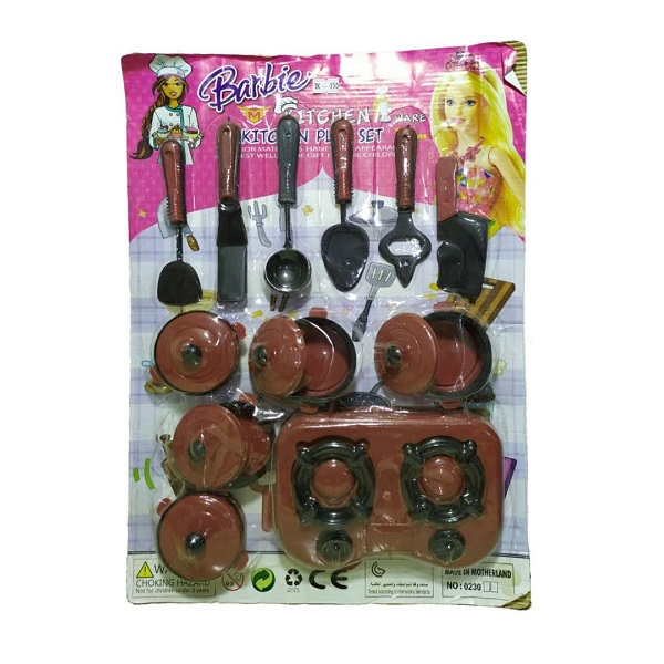 Plastic Barbie Modern Kitchen Toy Set | Daraz.com.bd