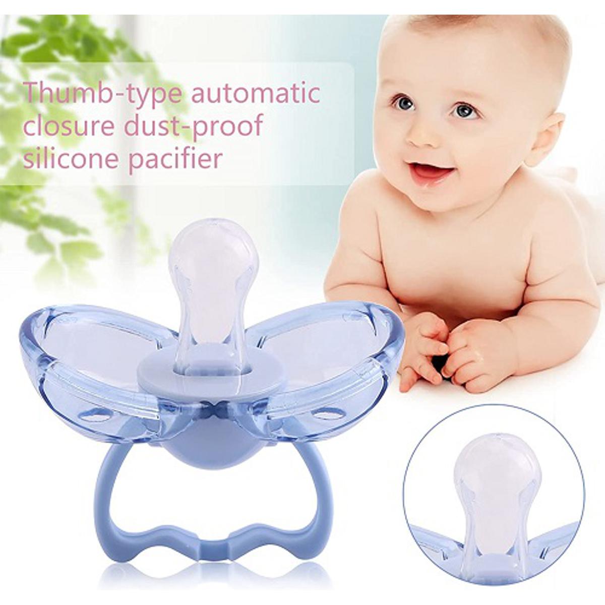 1Ps Baby Pacifier with Cover Round Head (Color as per stock) | Daraz.com.bd
