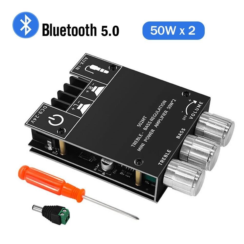 502MT Amplifier Board Bluetooth 5.0 Subwoofer Amplifier Circuit 2 ...