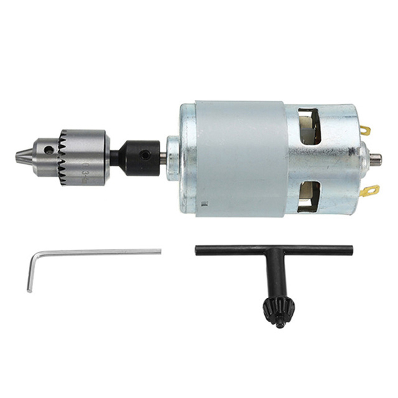 Promotion Dc 12 24V 775 Motor Electric Drill With Drill Chuck Dc Motor For Polishing Drilling Cutting Daraz .bd