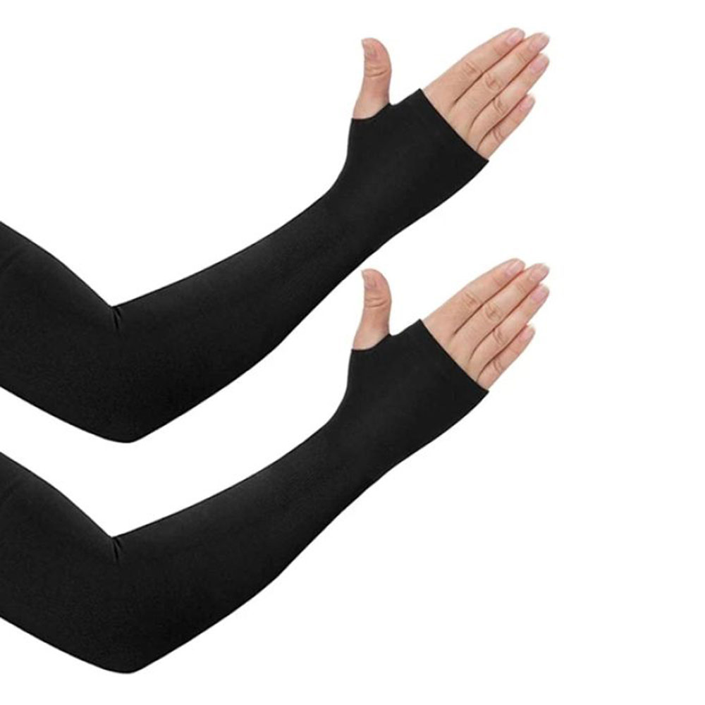 Long Arm or hand Sleeves for both male female - Black | Daraz.com.bd