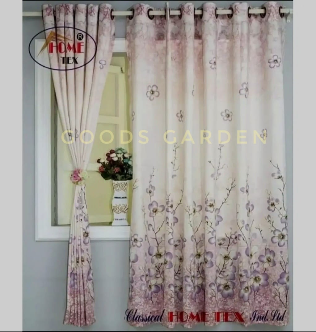 Premium quality home tex curtain for home decor (5 kuchi & 48/82 inch ...