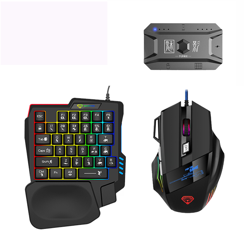 DIVIPARD Gaming LED USB Keyboard & Mouse Combo for Mobile & Tablet ...