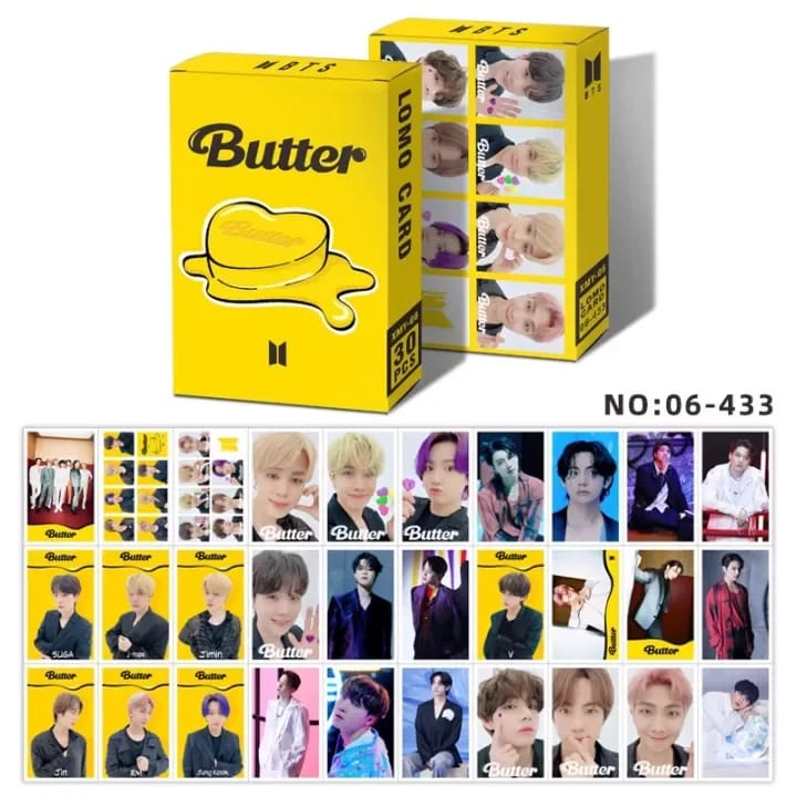 KPOP BTS💜BUTTER NEW ALBUM 30Pcs/SET LOMO Card BTS Bangtan Photo Cards ...