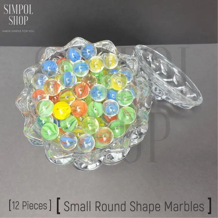 Decorative Round Glass Marbles | Shelly Lighting