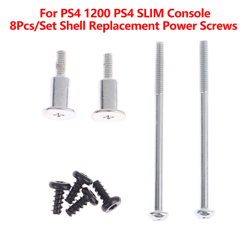 1Set Shell Replacement Power Screws Set For PS4 1200 PS4 SLIM Power ...
