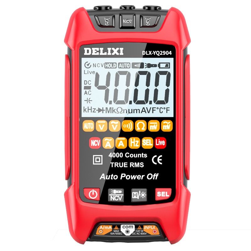 #Delixi fully automatic display multimeter, digital high-precision ...